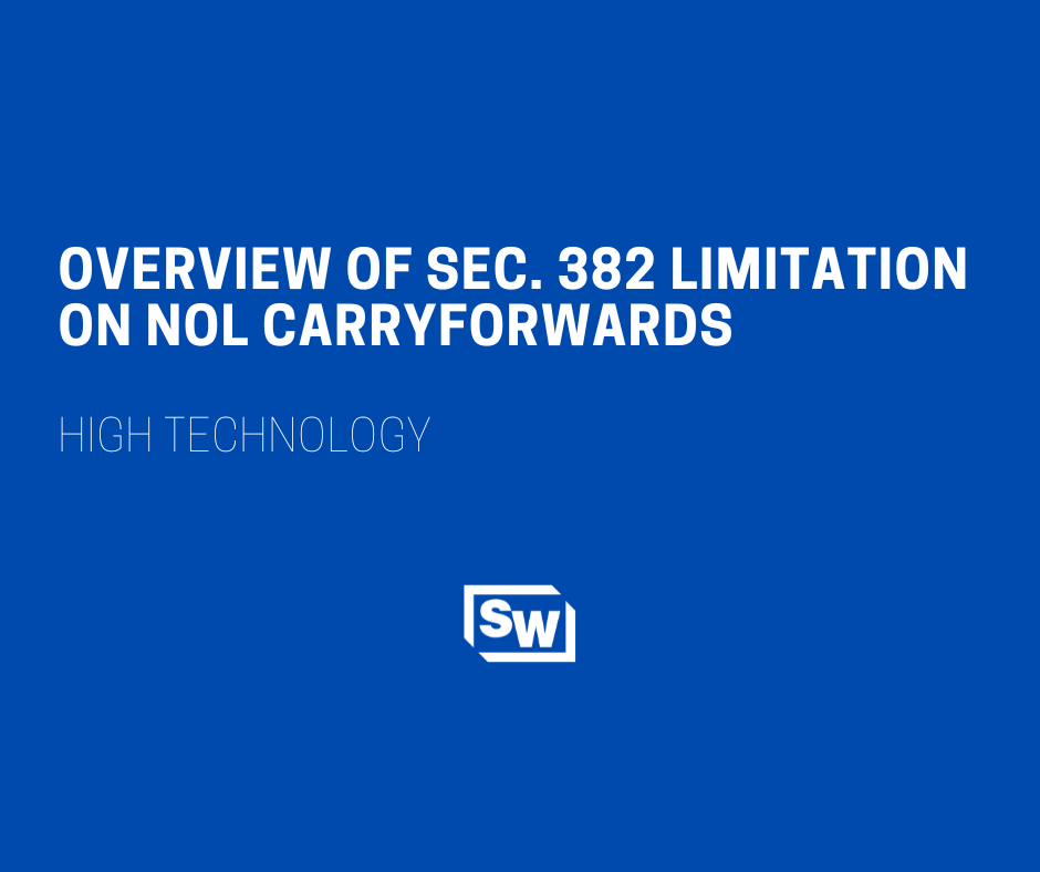 Overview of Section 382 Limitation on NOL Carryforwards